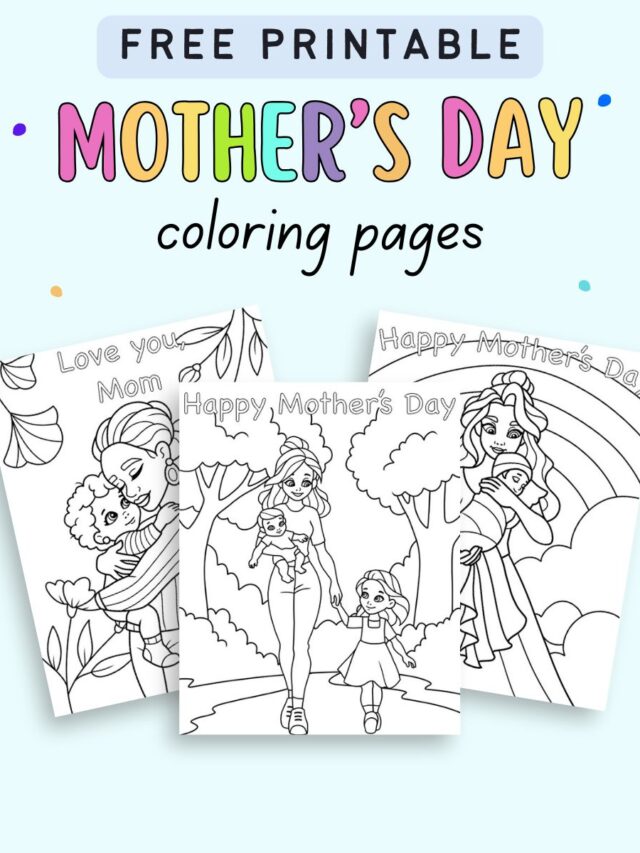 Free Printable Mother's Day Activity Placemats - The Artisan Life