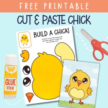 Free Printable Build a Chick Craft - The Artisan Life