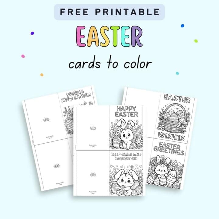 Easter Card Free Printables - The Artisan Life