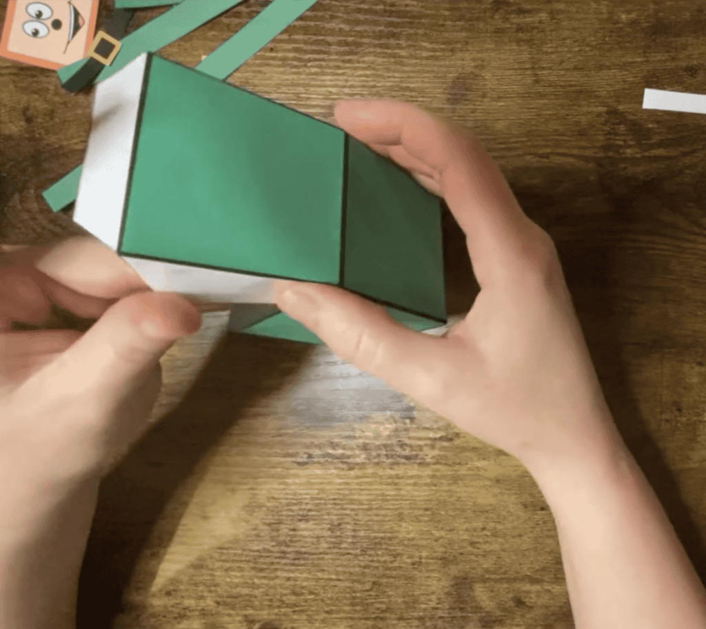 Free Printable 3D Leprechaun Craft for Kids - The Artisan Life