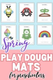 Free Printable Spring Play Dough Activity Mats - The Artisan Life