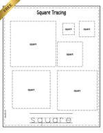 Free Printable Square Shape Worksheets - The Artisan Life