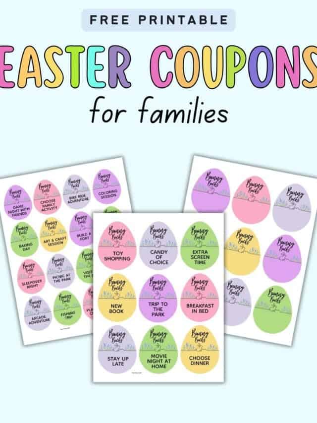 Free Easter Placemat Printables - The Artisan Life