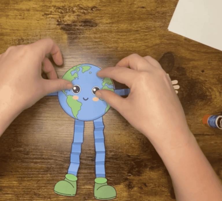 Free Printable 3D Earth Day Craft - The Artisan Life