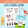 Free Printable Build a Lamb Craft - The Artisan Life