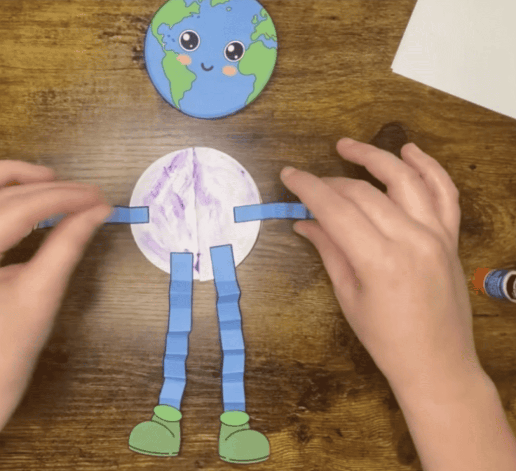 Free Printable 3D Earth Day Craft - The Artisan Life