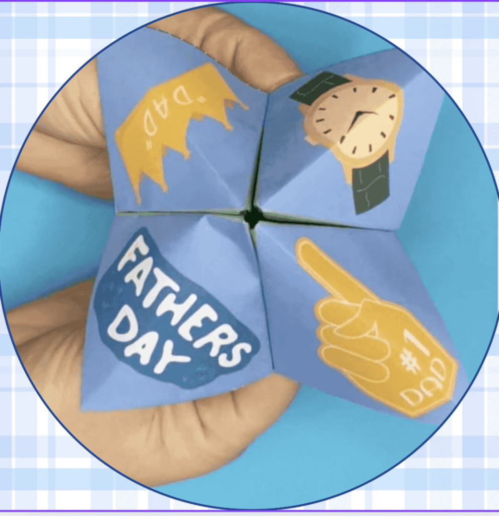 Free Printable Dad Joke Cootie Catcher - The Artisan Life