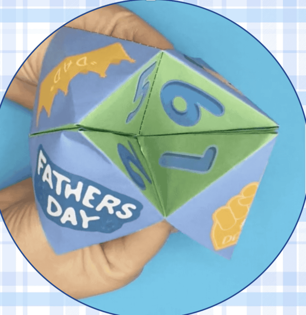 Free Printable Dad Joke Cootie Catcher - The Artisan Life