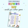 Free Printable Father's Day Would you Rather Game - The Artisan Life