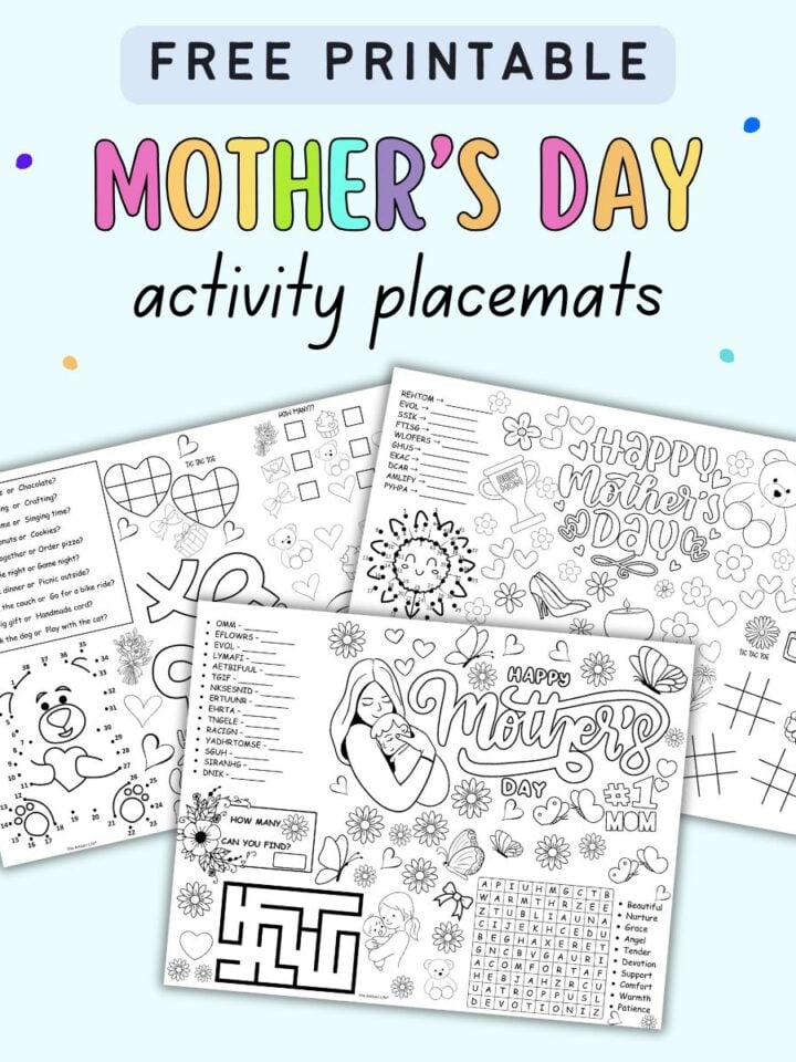 Mother's Day Coloring Pages for Kids - The Artisan Life