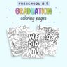Free Printable Preschool and Kindergarten Graduation Coloring Pages ...