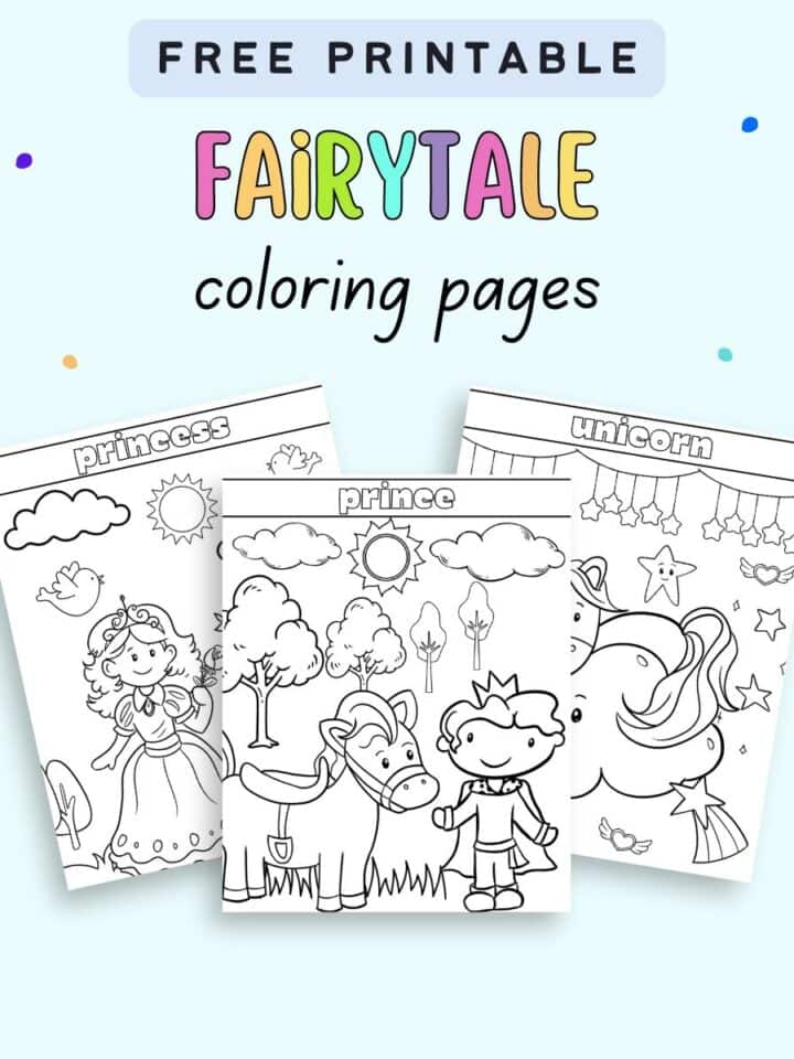 Free Printable Mermaid Princess Coloring Pages - The Artisan Life