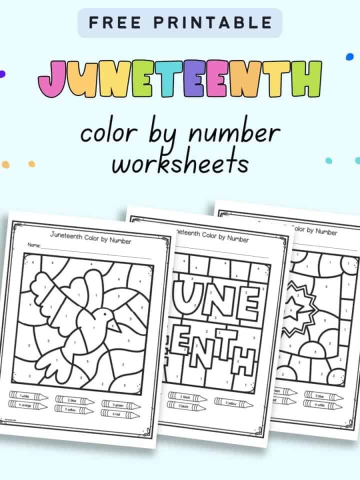 Color by Code Free Printables Archives - The Artisan Life