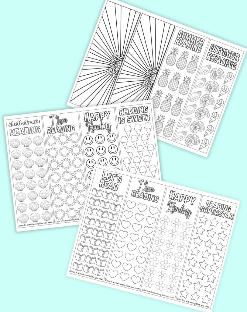 Free Printable Reading Tracker Bookmarks - The Artisan Life