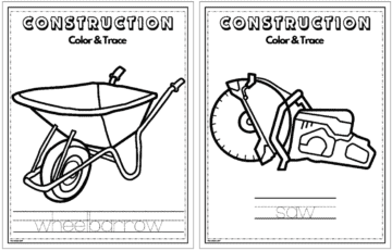 Free Printable Construction Coloring Pages - The Artisan Life