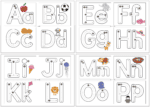Free Printable Alphabet Tracing Cards - The Artisan Life