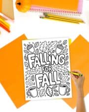 Free Printable Fall Quotes Coloring Pages - The Artisan Life