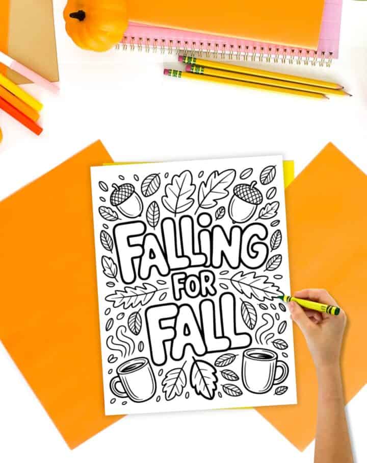 Free Printable Fall Quotes Coloring Pages - The Artisan Life