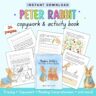 Free Printable Peter Rabbit Coloring Pages - The Artisan Life