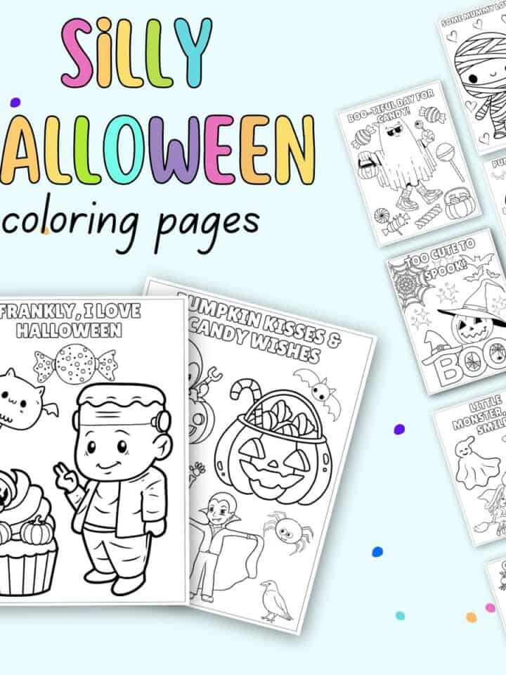 Free Printable Fun Halloween Coloring Pages - The Artisan Life