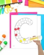 Free Printable Letter C Alphabet Dot Marker Pages - The Artisan Life