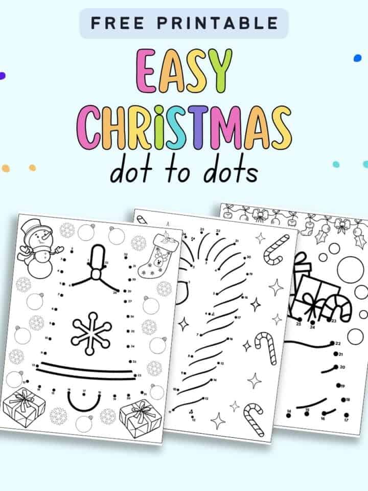 Free Printable Christmas Activity Placemats - The Artisan Life