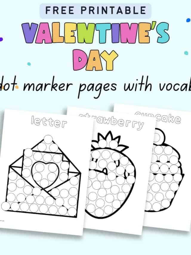 Free Printable Valentine's Mailbox Cut and Paste Craft - The Artisan Life