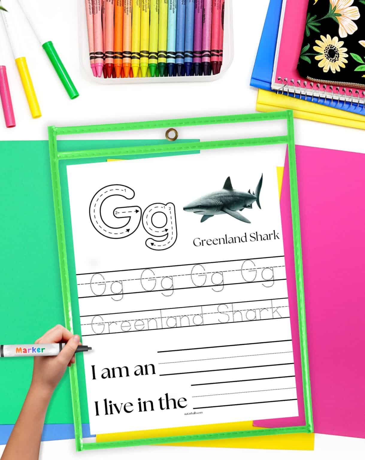 Free Printable Arctic Animals Alphabet Tracing Worksheets - The Artisan ...