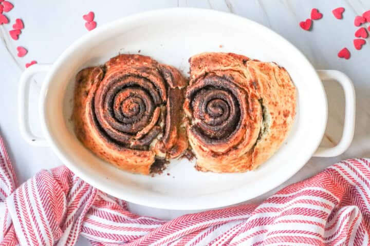 Small Batch Cinnamon Rolls for Two - The Artisan Life