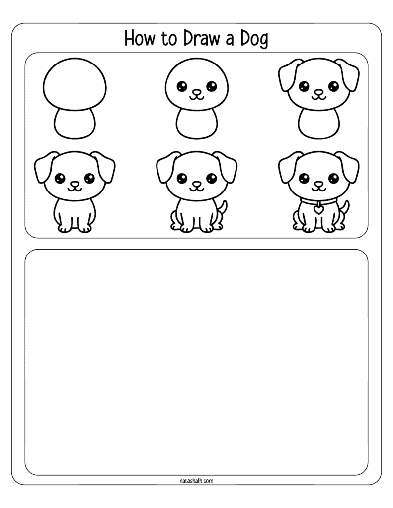 Free Printable Valentine's Day How to Draw Worksheets - The Artisan Life