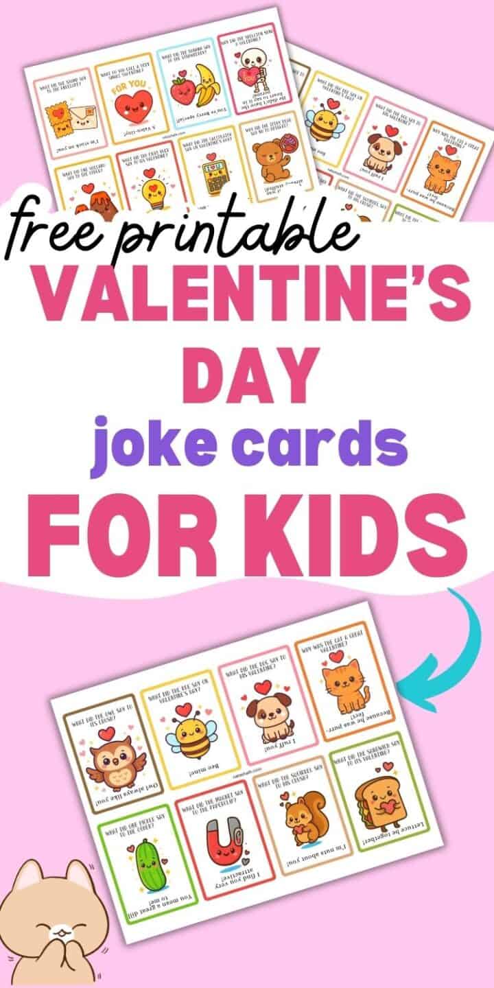 Free Printable Valentine's Day Joke Cards - The Artisan Life