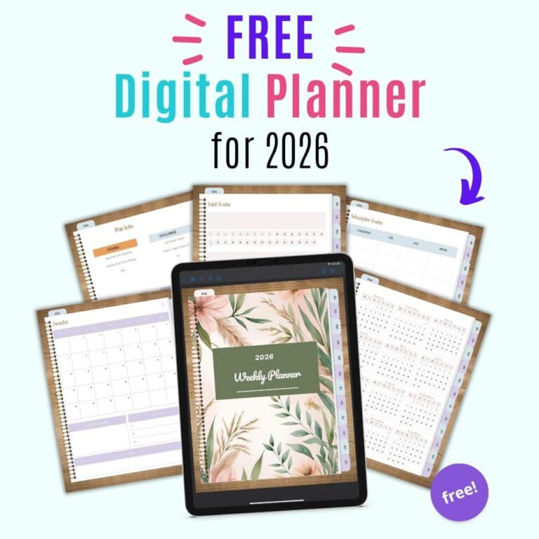 Free Hyperlinked 2026 Digital Planner - The Artisan Life