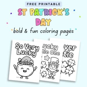 Fun St Patrick's Day Coloring Pages - The Artisan Life