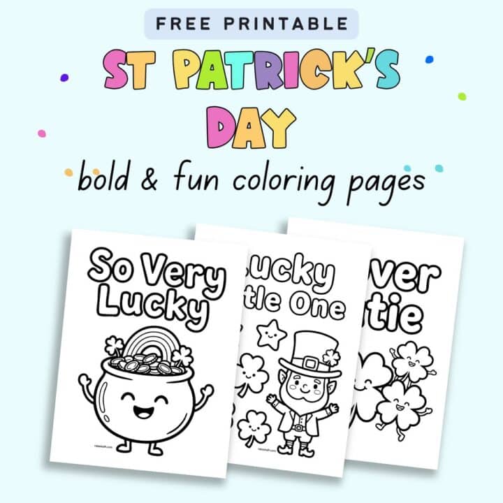 Fun St Patrick's Day Coloring Pages - The Artisan Life