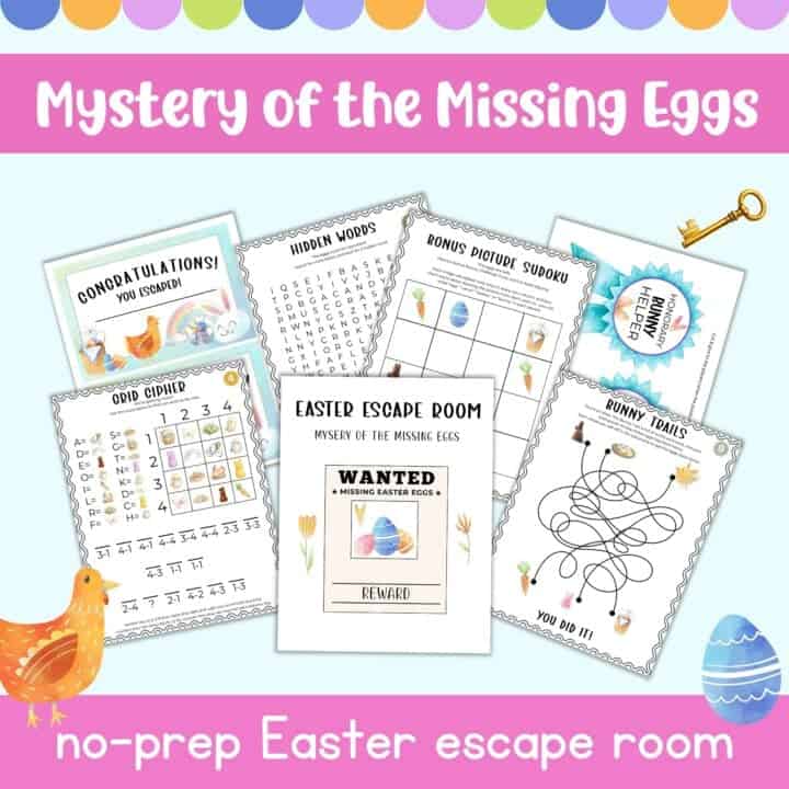 Free Printable Easter Escape Room - The Artisan Life