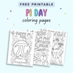 Free Printable Pi Day Coloring Pages - The Artisan Life