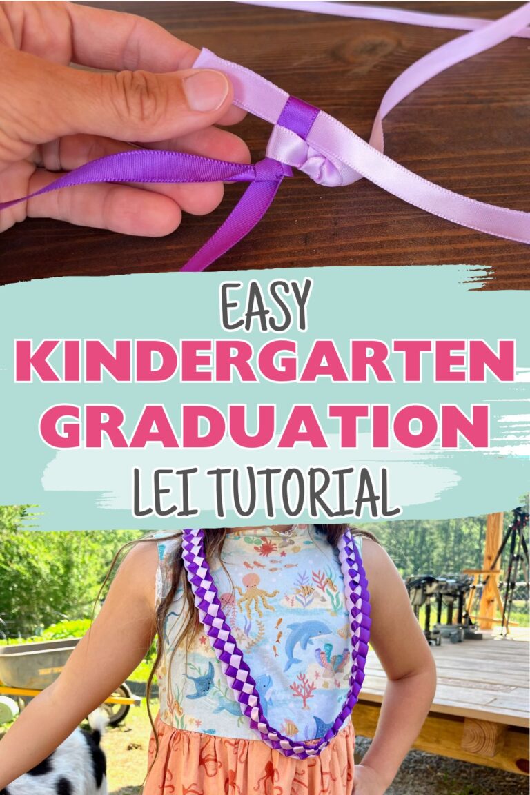 Easy Kindergarten Graduation Lei Tutorial - The Artisan Life