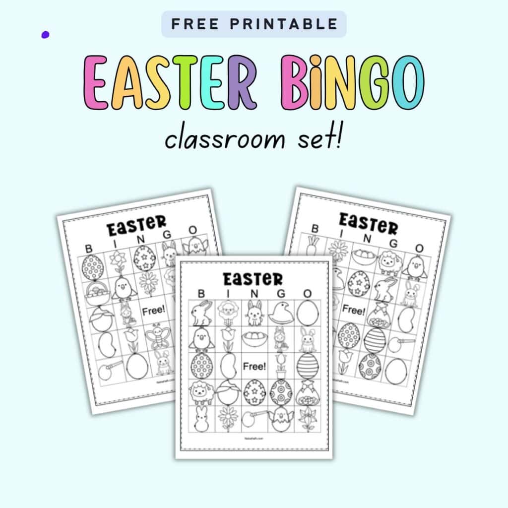Free Easter Bingo Cards - The Artisan Life