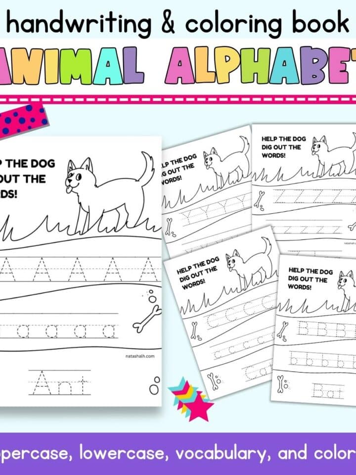 Free Printable Alphabet Handprint Crafts - The Artisan Life