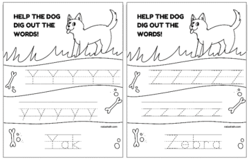 Free Printable Animal Alphabet Handwriting Practice Pages - The Artisan ...