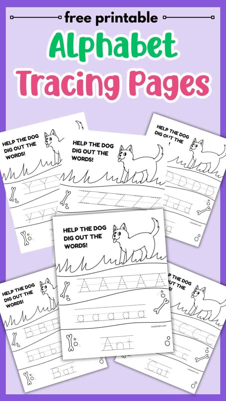 Free Printable Animal Alphabet Handwriting Practice Pages - The Artisan ...