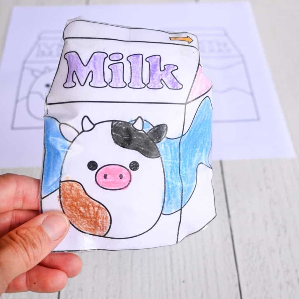 DIY Milk Carton Paper Squishy (with free printable templates) - The ...