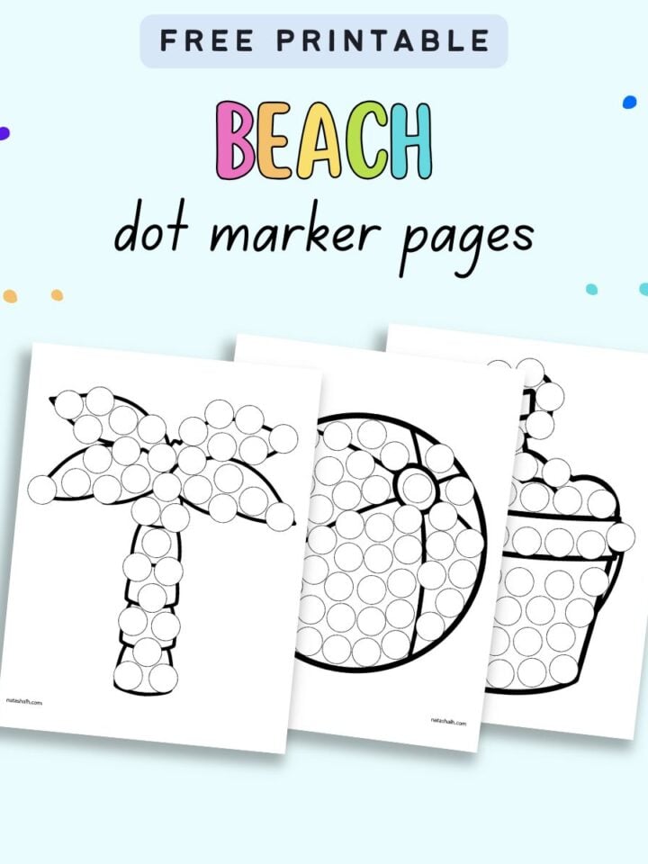 Summer Do a Dot Marker Free Printables - The Artisan Life